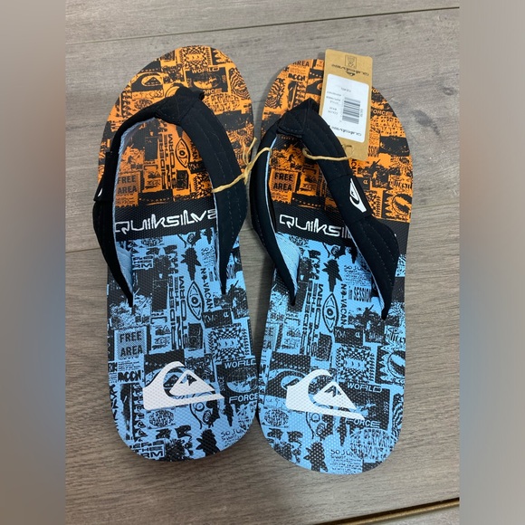 Quiksilver | Shoes | Quicksilver Flip Flops Java Vortex Mens 2 | Poshmark
